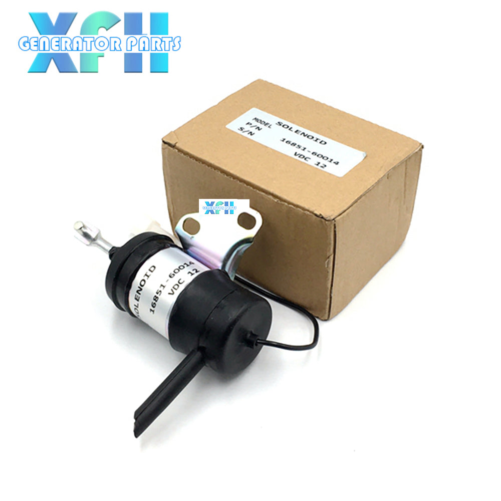 15471-60010 12V Fuel Shut Off Solenoid For Kubota Denso Fuel Shut-Off ...