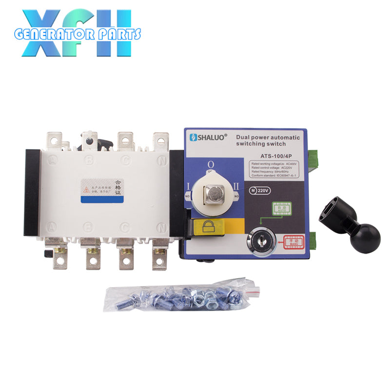 Three Phase ATS Automatic Transfer Switch ATS 100A 4P – XFH generator parts