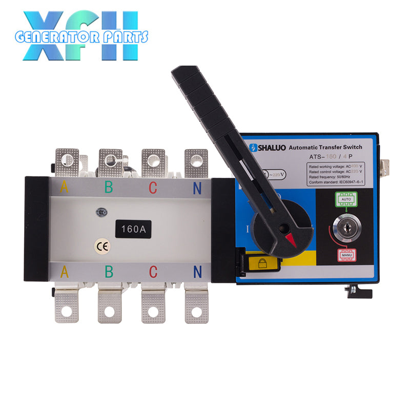 160A ATS 4P Dual Power Auto Transfer Switch for Generator – XFH ...
